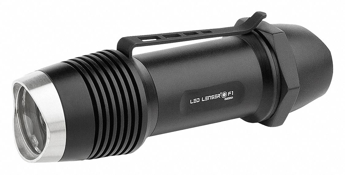 LED LENSER Tactical Handheld Light, LED, Black - 30YH85|F1 - Grainger