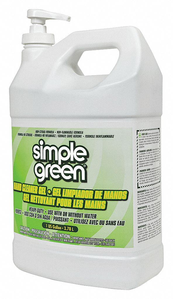 SIMPLE GREEN HAND GEL 1 GAL PUMP - 27211 - SRN0910200442128 ...