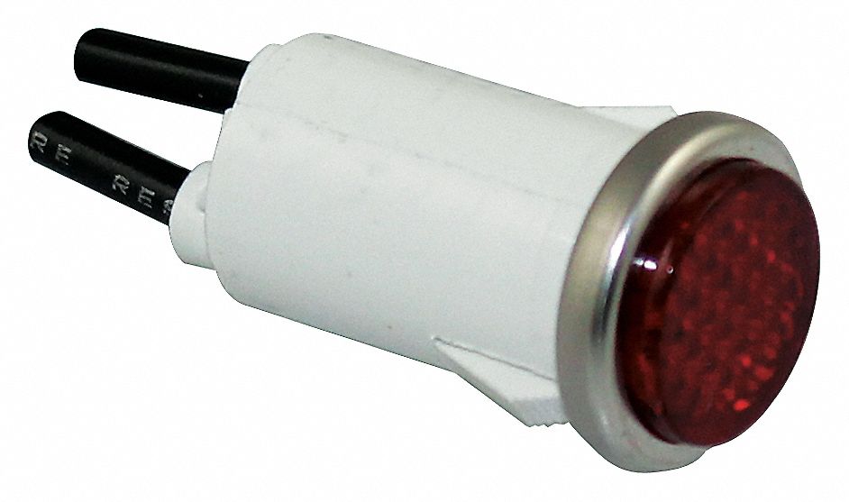 DAYTON FLUSH PANEL LIGHT, 12 MM PANEL MOUNTING HOLE DIAMETER, LED ...