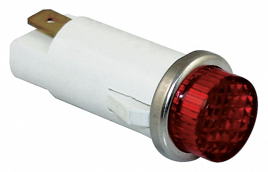 DAYTON RAISED INDICATOR LIGHT RED 120V - Panel Indicator Lights ...