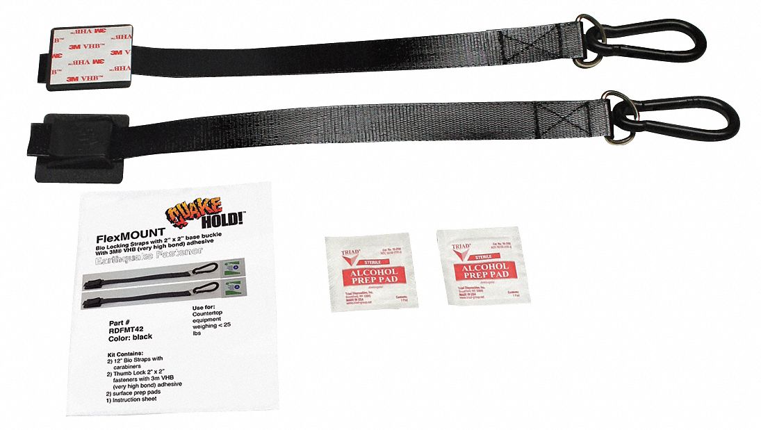 100 lb Wt Capacity, Nylon, Flex Mount Fastener - 30ZM80|RDFMT42 - Grainger