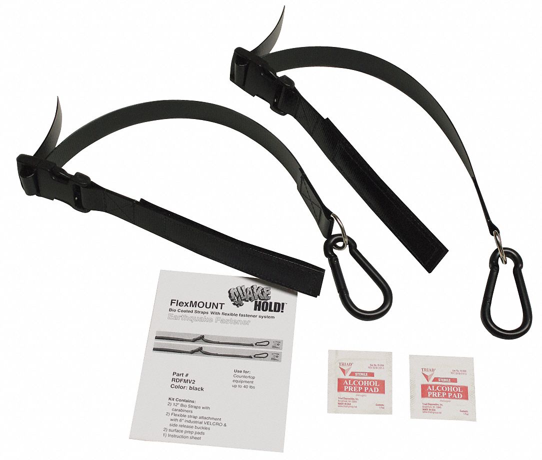 100 lb Wt Capacity, Nylon, Flex Mount Fastener - 30ZM82|RDFMV2 - Grainger