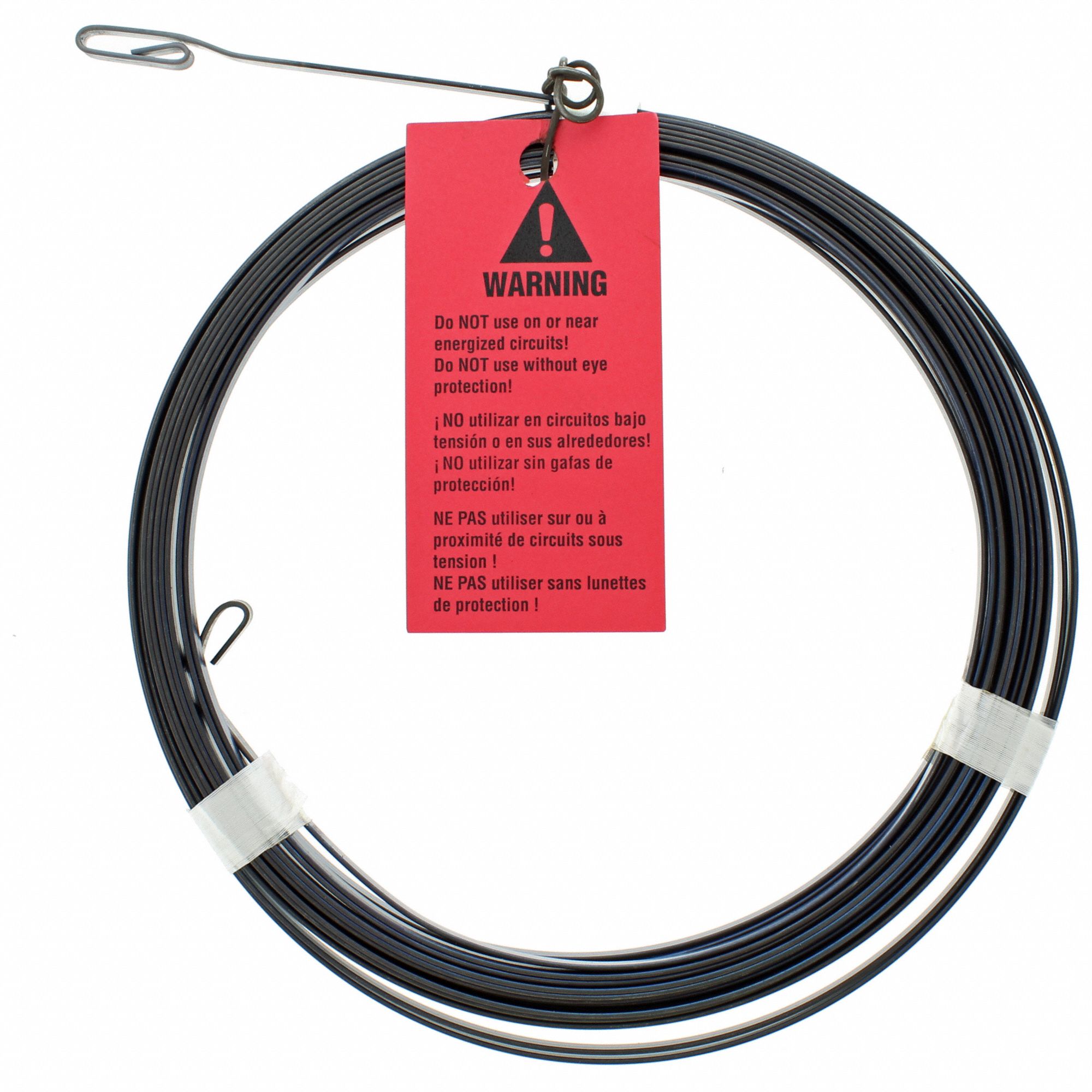 IDEAL Fish Tape: 50 ft Lg, 1,600 lb Tensile Strength, Flat Tape Shape ...