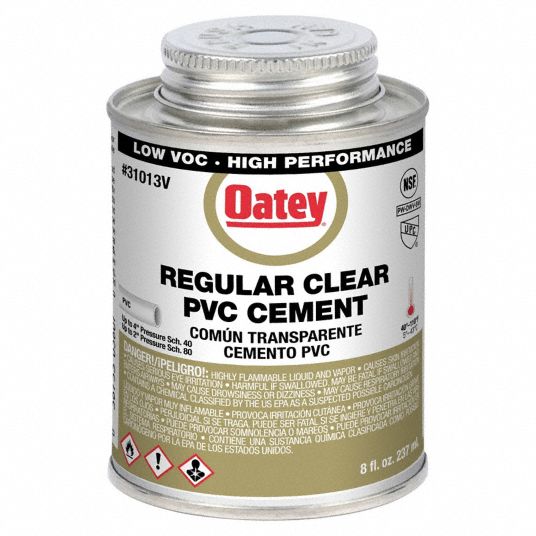OATEY, Regular, 8 fl oz, Cement - 807W33|31013V - Grainger