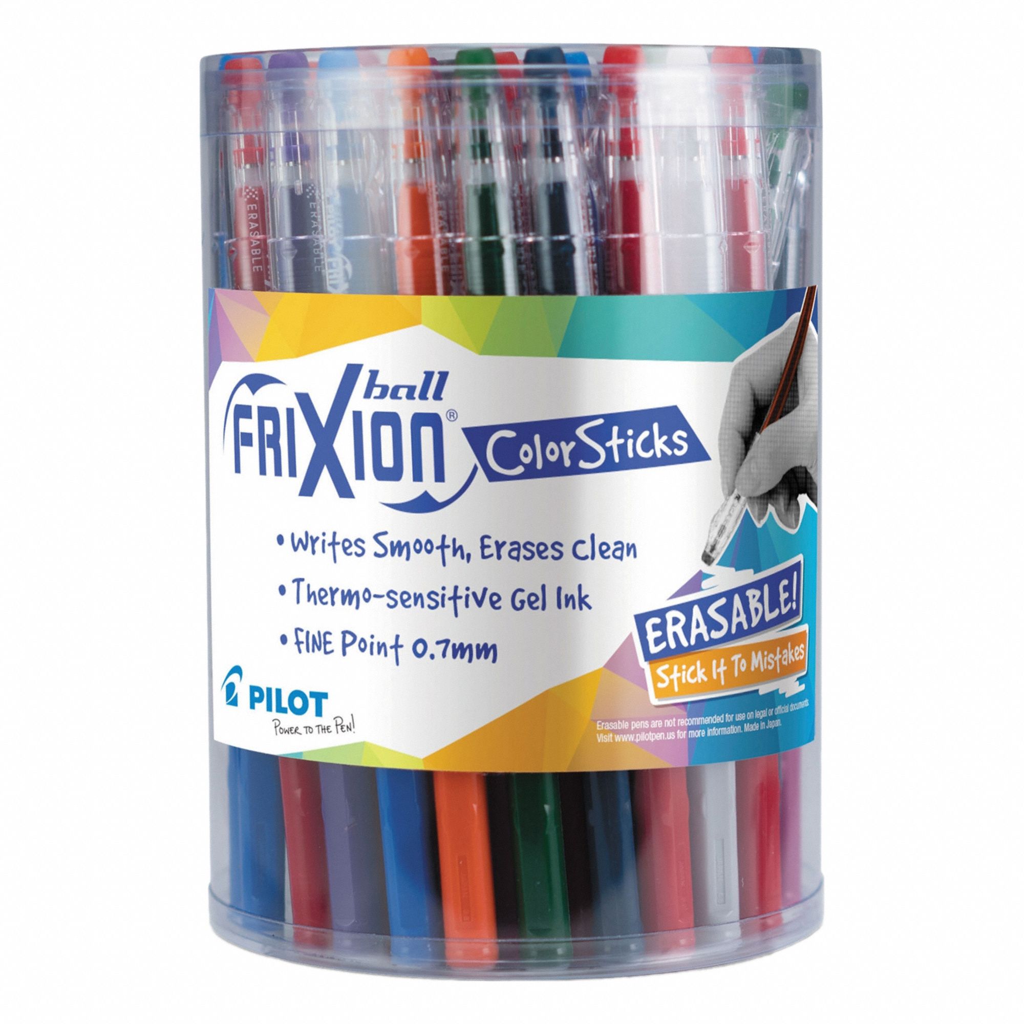 PILOT, FriXion® ColorSticks, Assorted, Pen Set - 843RP7|58005 - Grainger