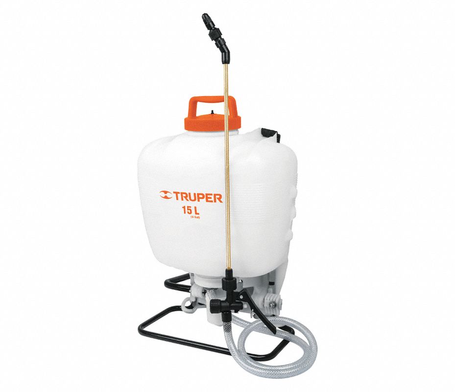 TRUPER Rociador Manual Tipo Mochila 4 gal. Boquilla de Latón ...