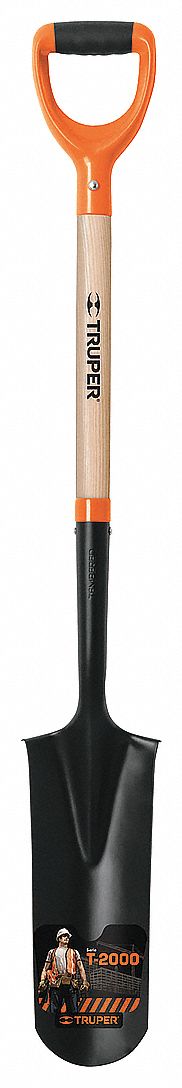 TRUPER Pala,Espadón,Acero,Mango 30" L,Cal. 16 - Palas en Forma de ...