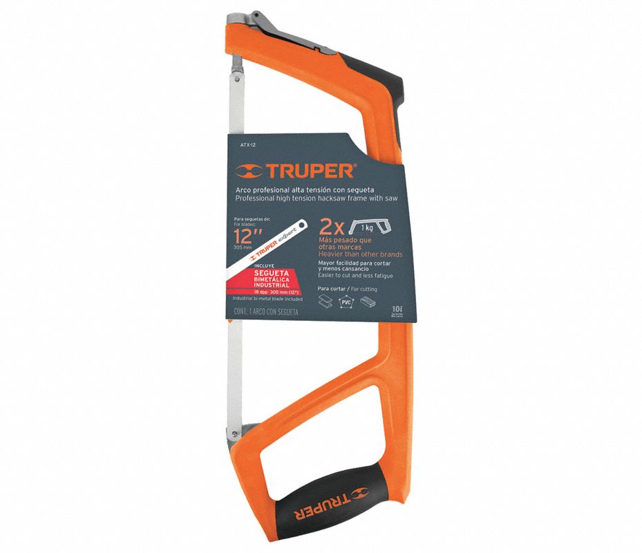 TRUPER Arco para Segueta para Metal , Plástico 16" - 310UZ8 | ATX-12 ...
