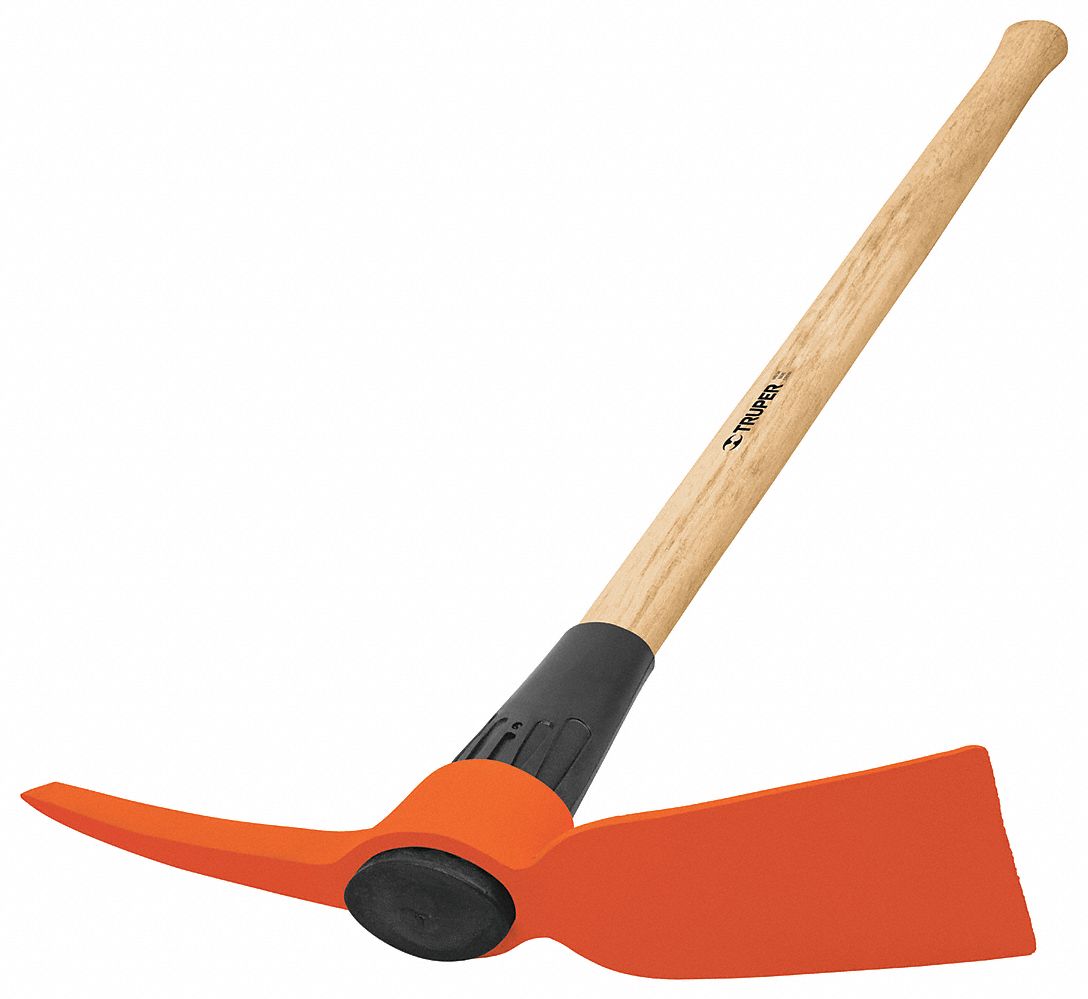 TRUPER Talacho-Pico, cabeza de Acero al Carbono, Mango de Madera ...