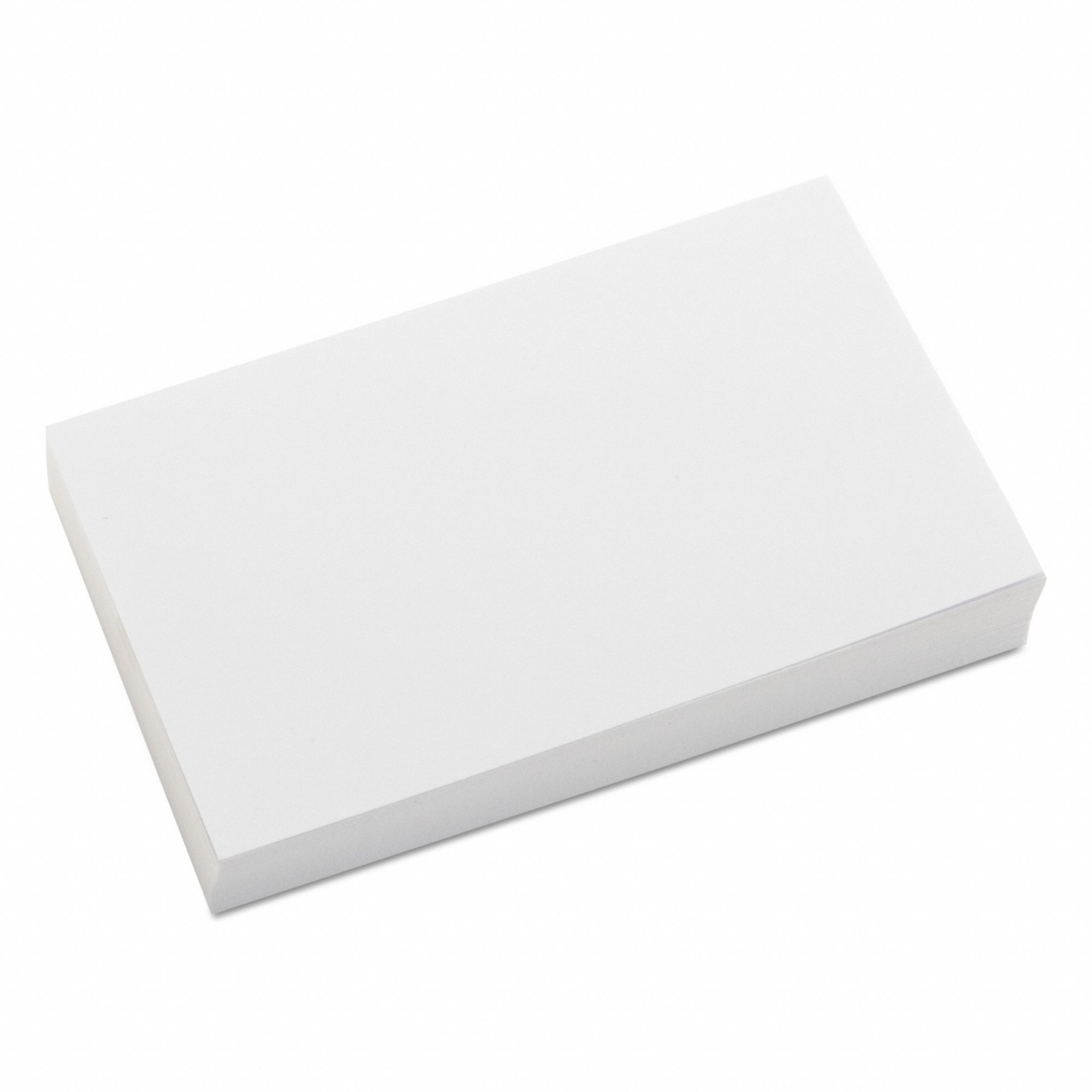 UNIVERSAL, Unruled, 3 in x 5 in Card Size, Index Cards - 827PJ3 ...