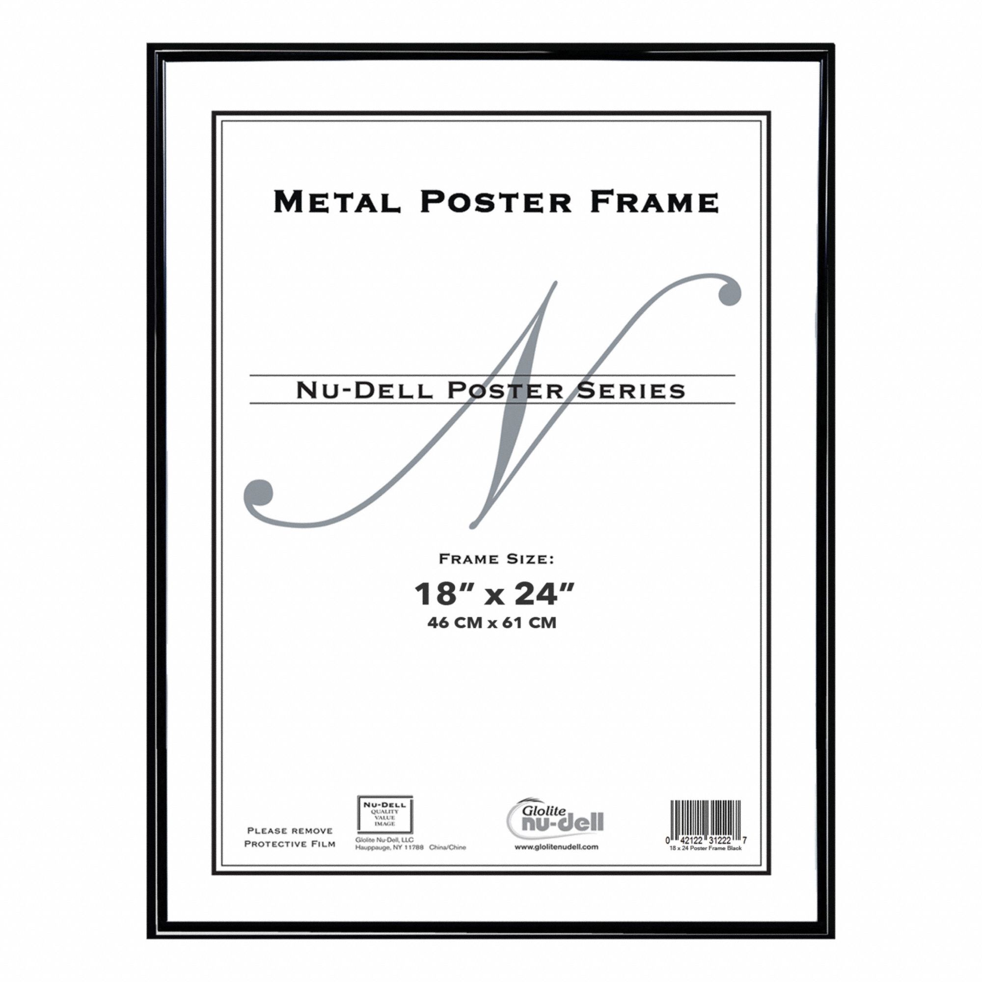 NUDELL, 18 in x 24 in, Black, Poster Frame - 5YGE6|31222 - Grainger