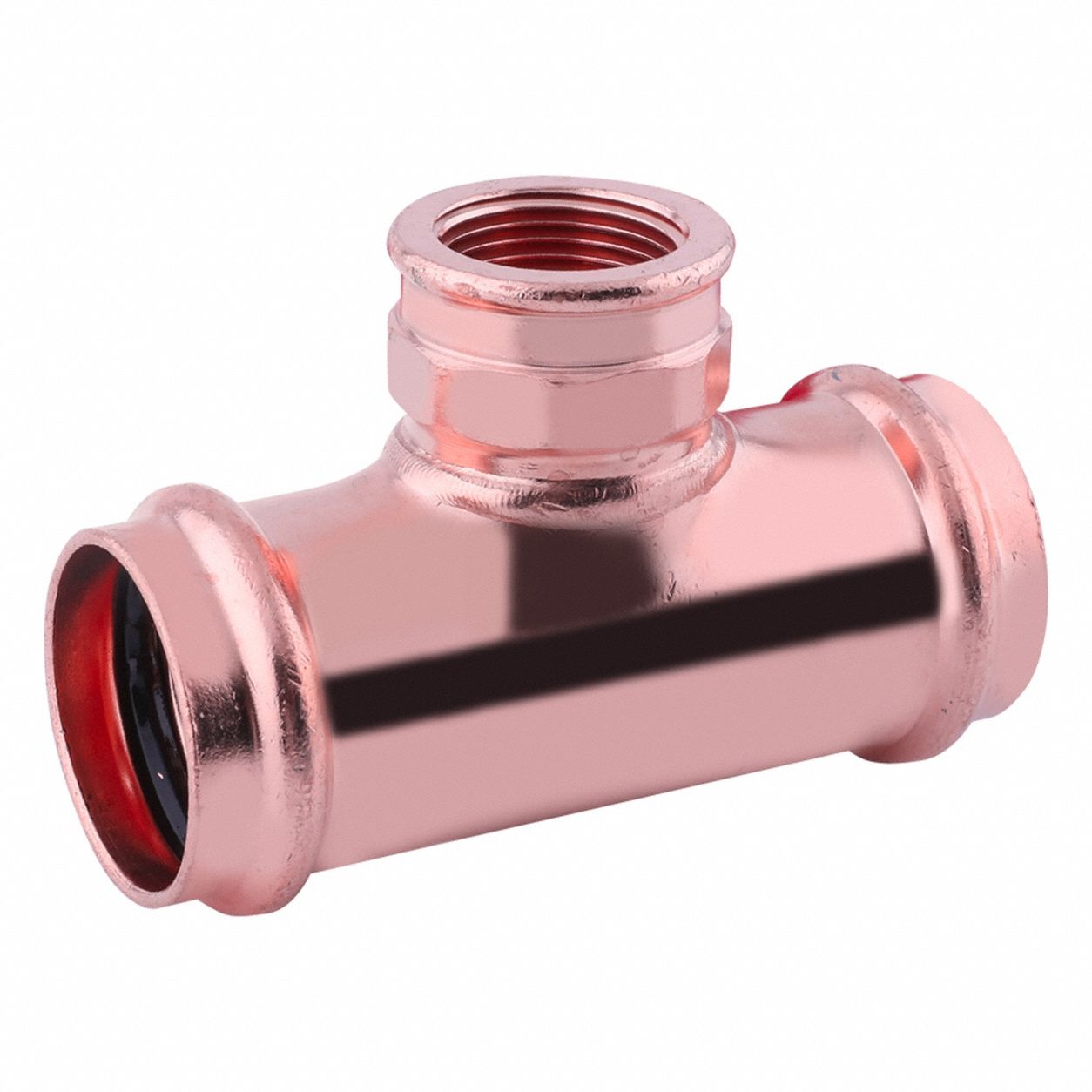 Tee, 1/2 in CTS x 1/2 in CTS x 1/2 in Pipe size, Crimp Tee Fitting - 816ZA4|816ZA4 - Grainger