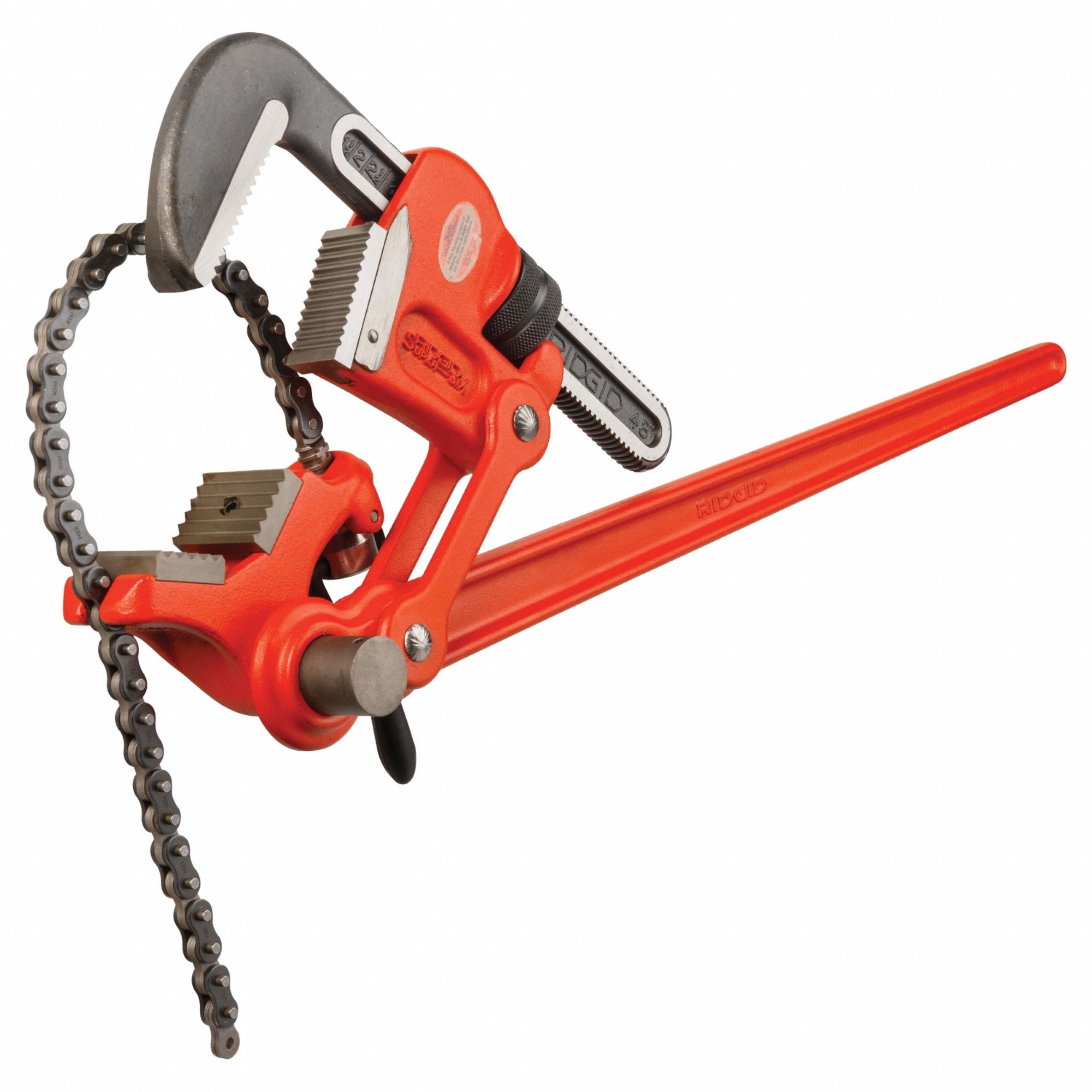 RIDGID, Steel, 6 in Jaw Capacity, Compound Leverage Wrench - 804UT5 ...