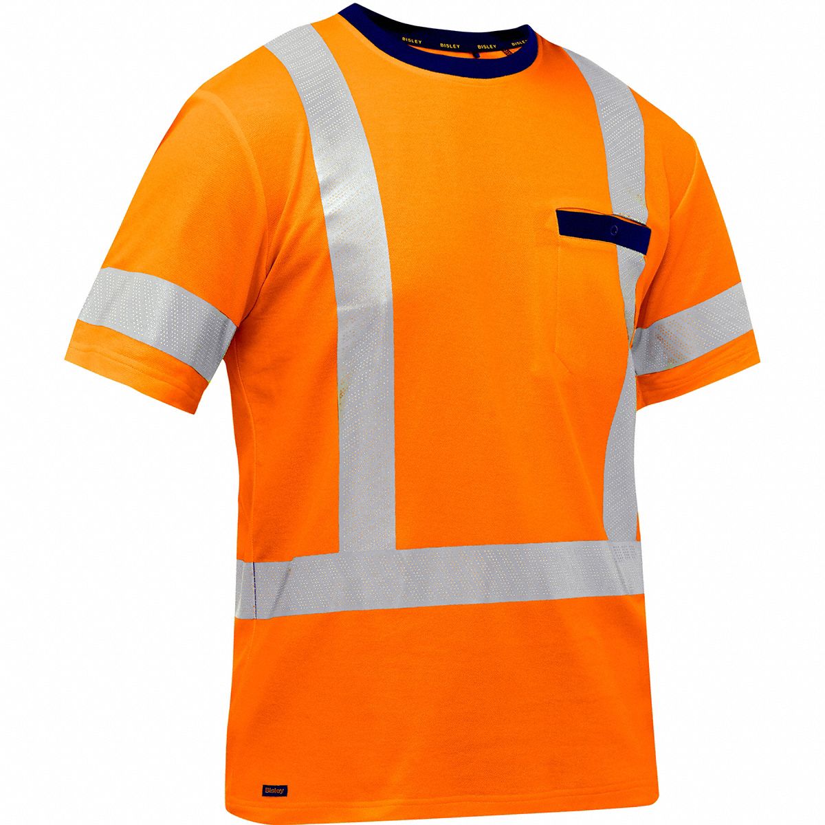 BISLEY, ANSI Class 3, 3XL, High-Visibility Shirt - 820XU7|313M1118H-O ...