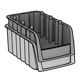 Hanging, Stacking & Nesting Bins - Grainger Industrial Supply