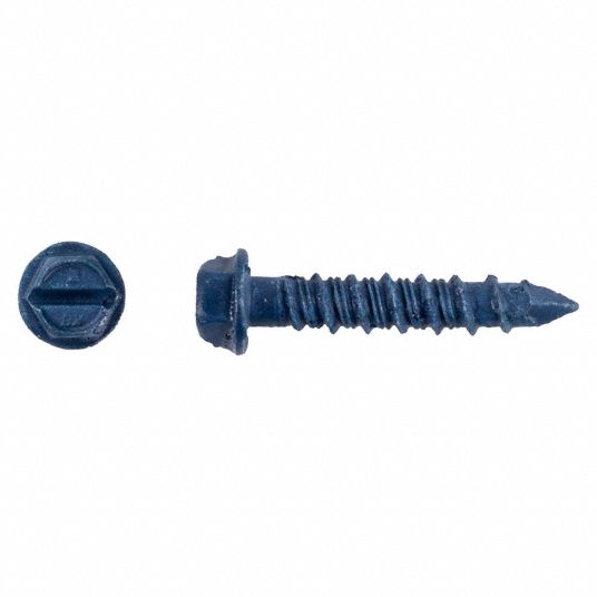 TAPCON, 1 1/4 in Overall Lg, 1/4 in Dia, Screw Anchor - 818JL0|3152400 ...