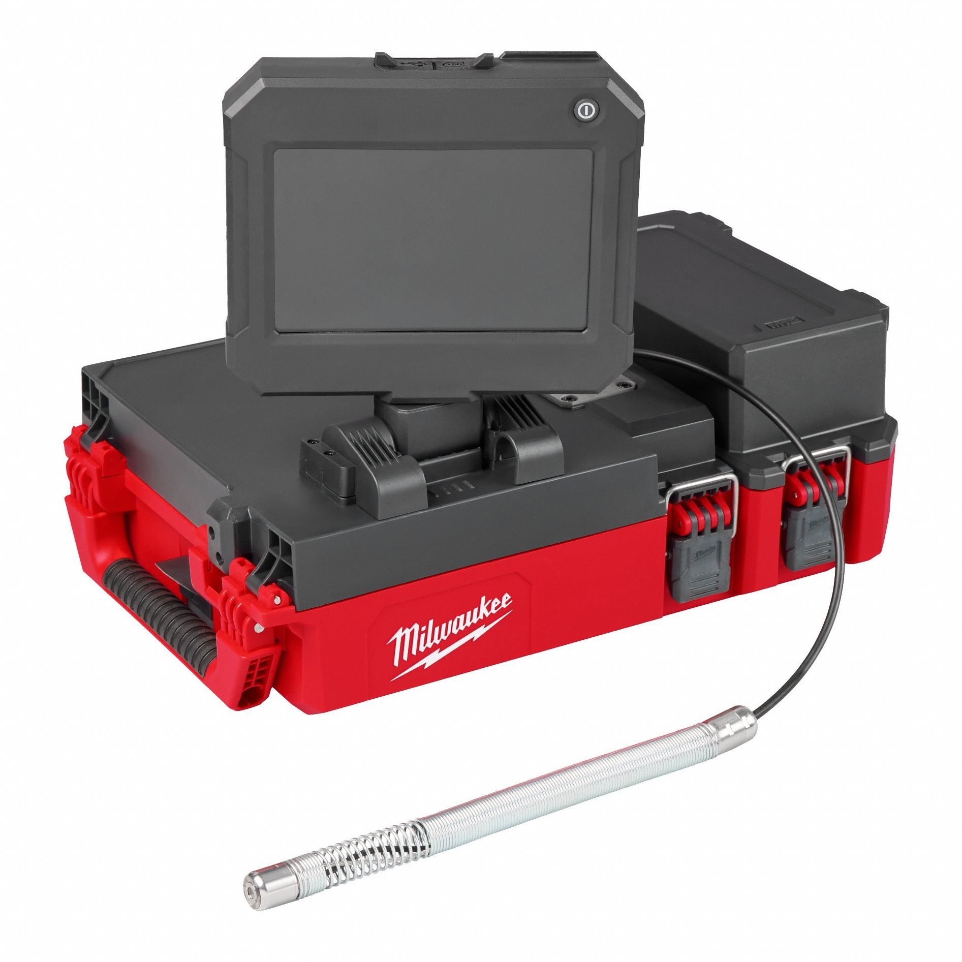 MILWAUKEE, M12™/PACKOUT™, 75 ft Lg., Drain Inspection Camera - 852F26 ...