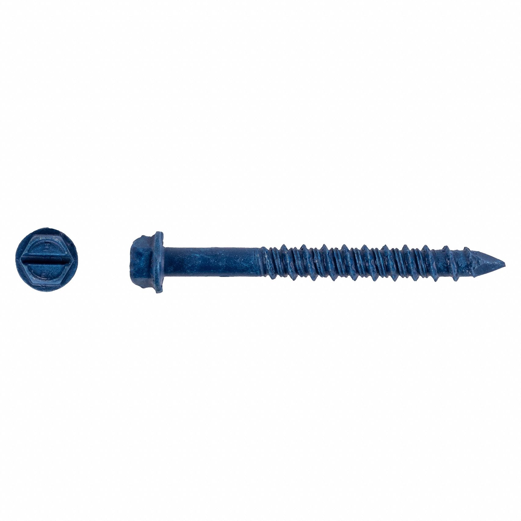 TAPCON, 2 1/4 in Overall Lg, 1/4 in Dia, Screw Anchor - 818JL2|3156400 - Grainger