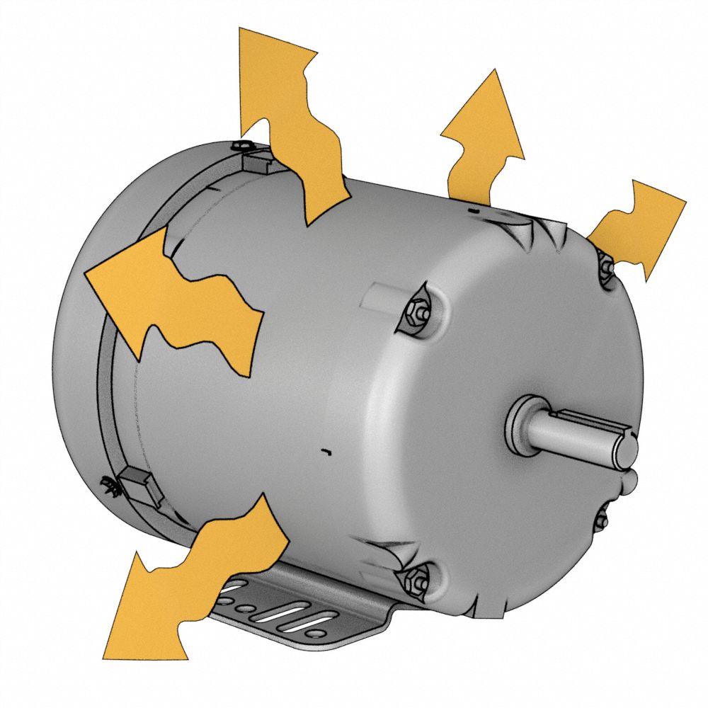 Totally Enclosed Fan-Cooled 3-Phase NEMA Frame General Purpose AC ...