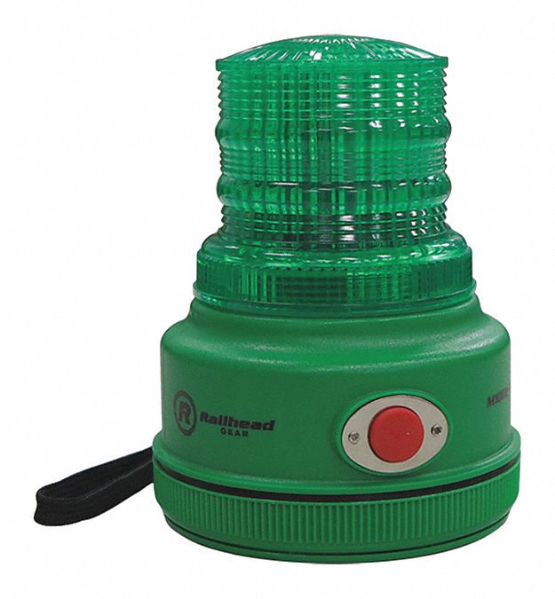Multiple Flash Led Safety Light,Green - Grainger