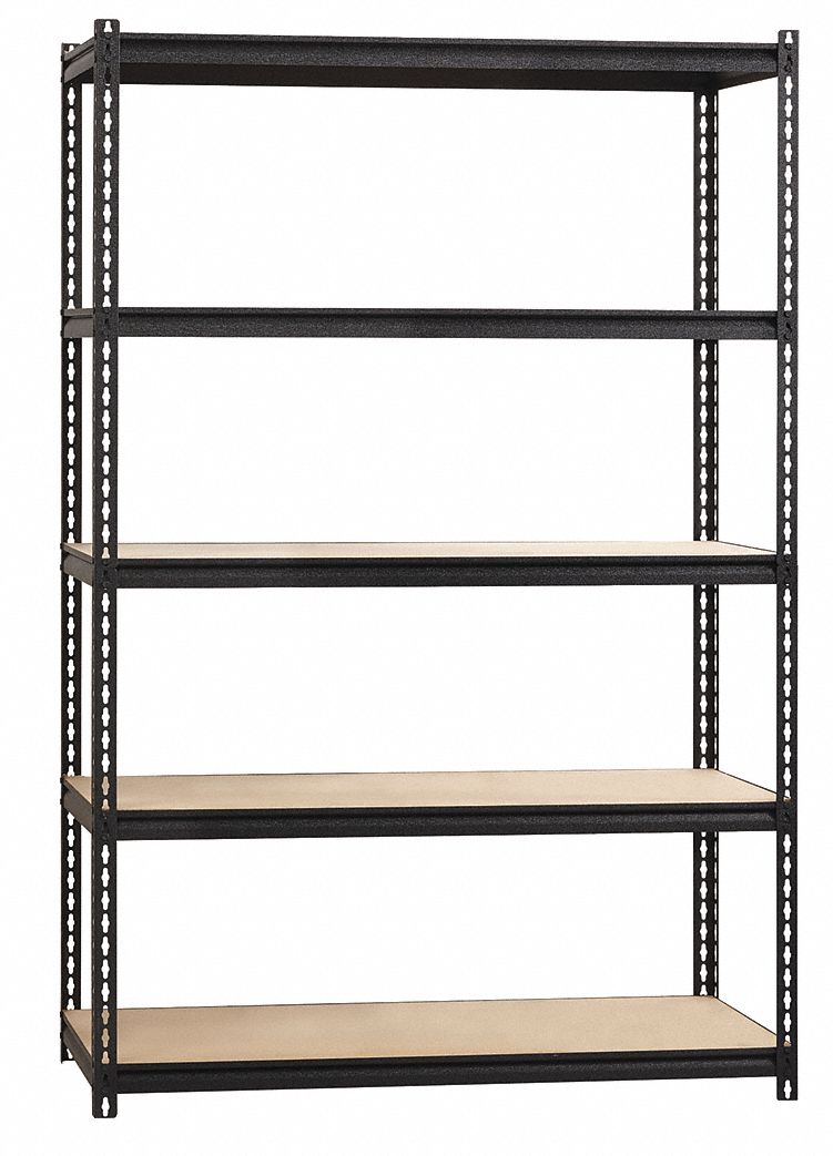 Shelving,2300 Series,5-Shelf,72x48x18" - Grainger