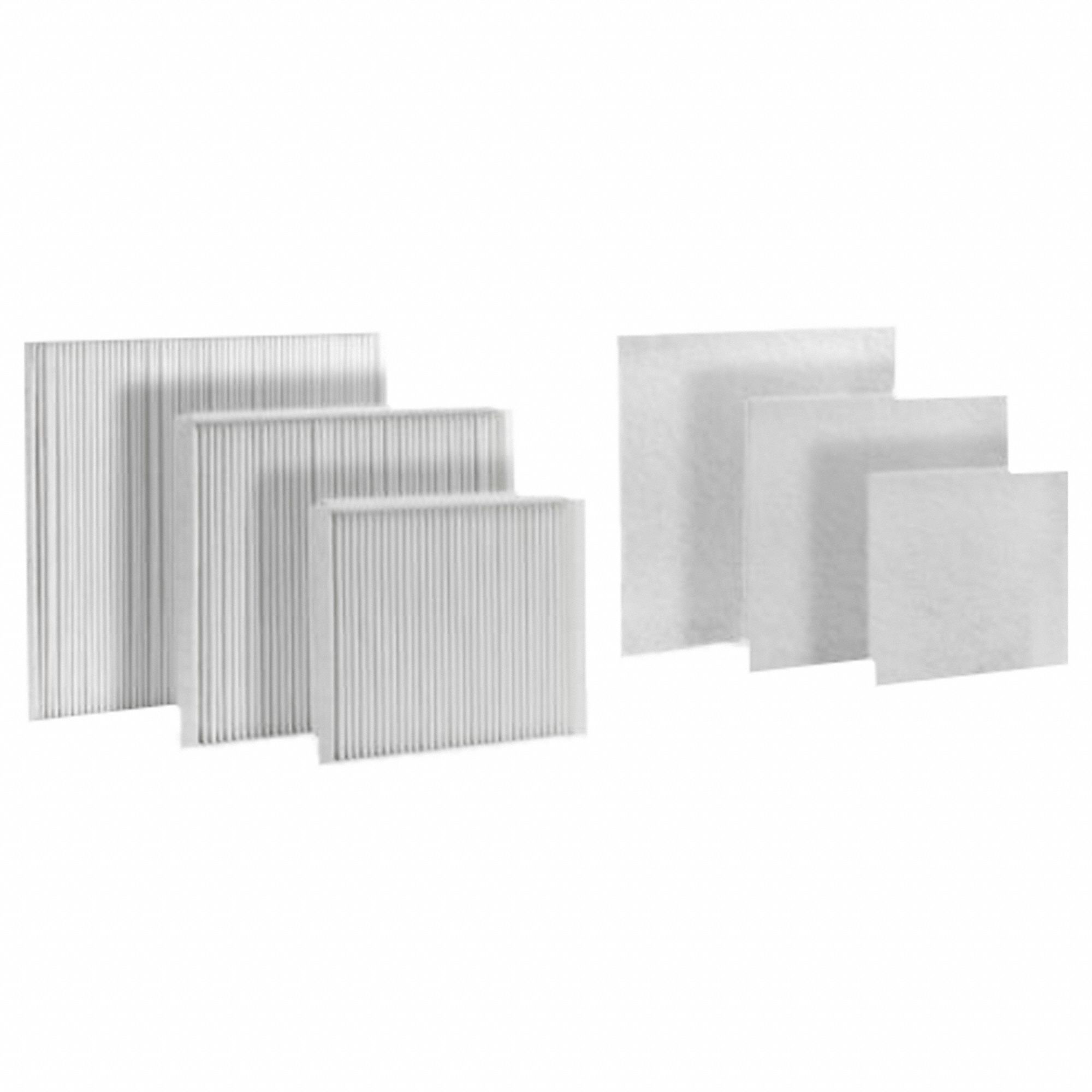 RITTAL, Polycarbonate/Polyester, 6.575 in Overall Ht, Pleated Filter ...