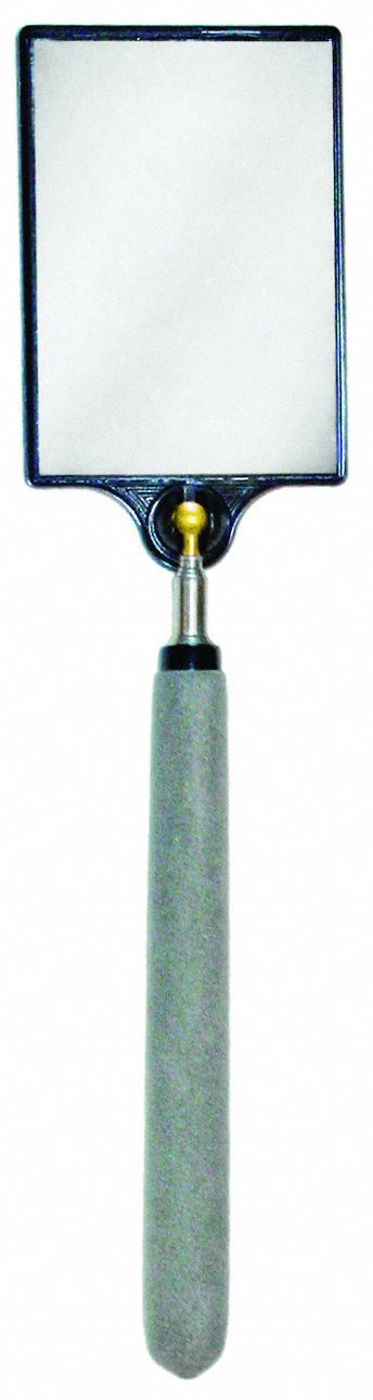 MAG-MATE, 3 1/2 in L x 2 1/2 in W Mirror Size, Mirr. Mat. Glass ...