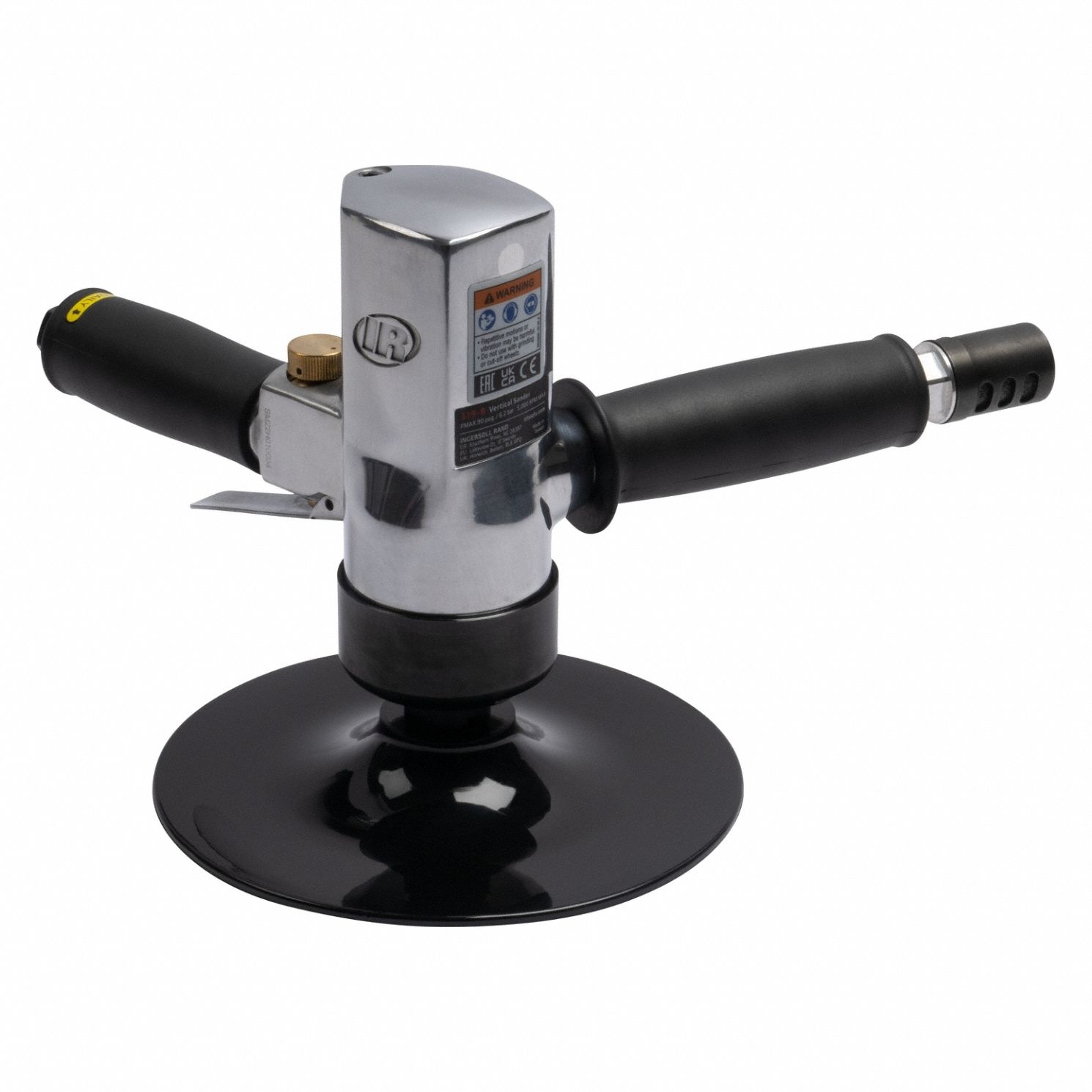 INGERSOLL RAND, 7 in Pad, Arbor, Air Disc Sander - 805U35|319-B - Grainger