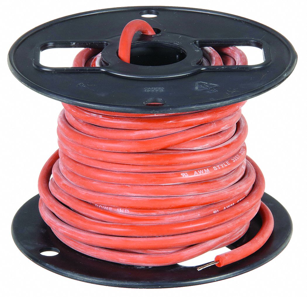 ROWE, 16 AWG Conductor Size, 1 Conductors, High Voltage Lead Wire ...