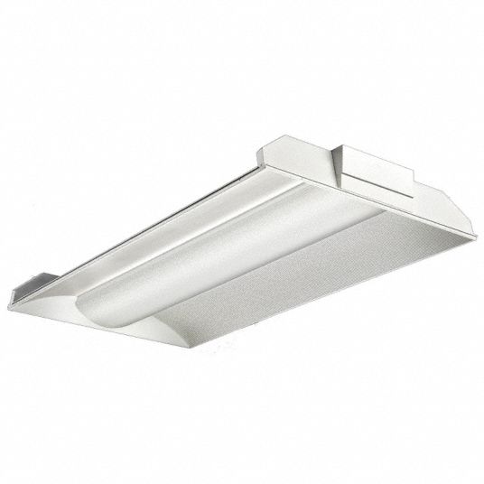 LITHONIA LIGHTING Recessed Troffer, LED Replacement For 3 Lamp LFL ...