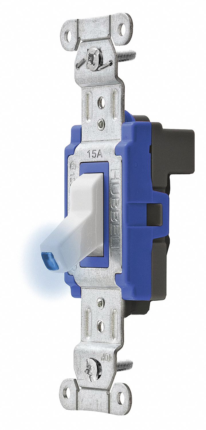 Toggle Switch, Single Pole, Illuminated Wall Switch - 31A362 ...