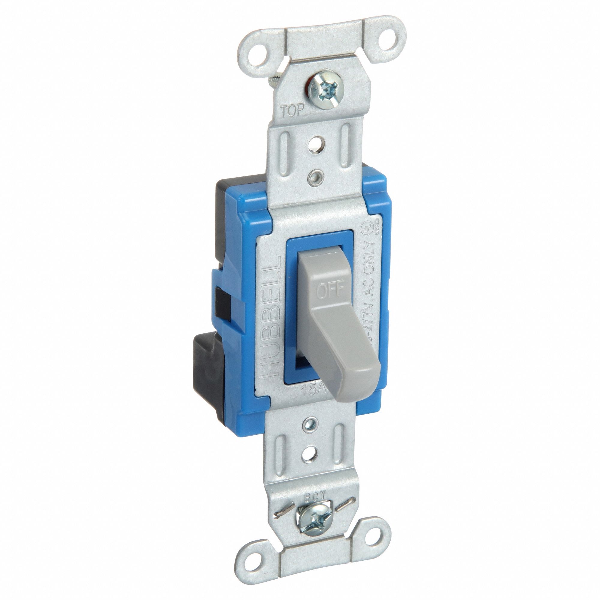 Toggle Switch, Single Pole, Wall Switch - 31A412|SNAP1201GY - Grainger