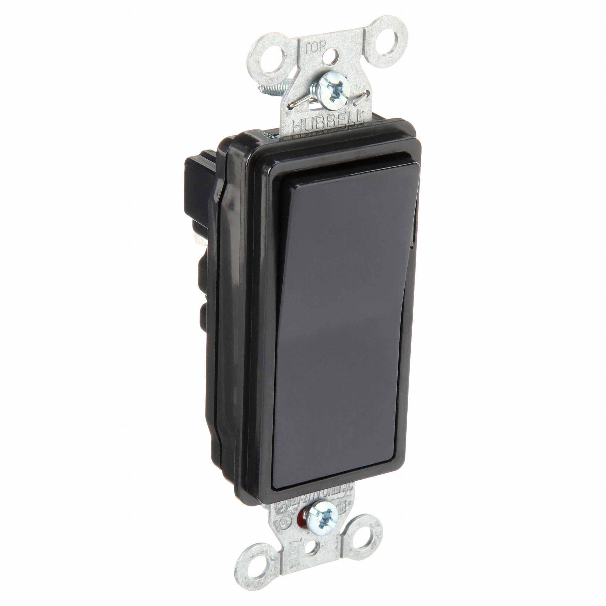 Rocker Switch, Single Pole, Illuminated Wall Switch - 31A448 ...
