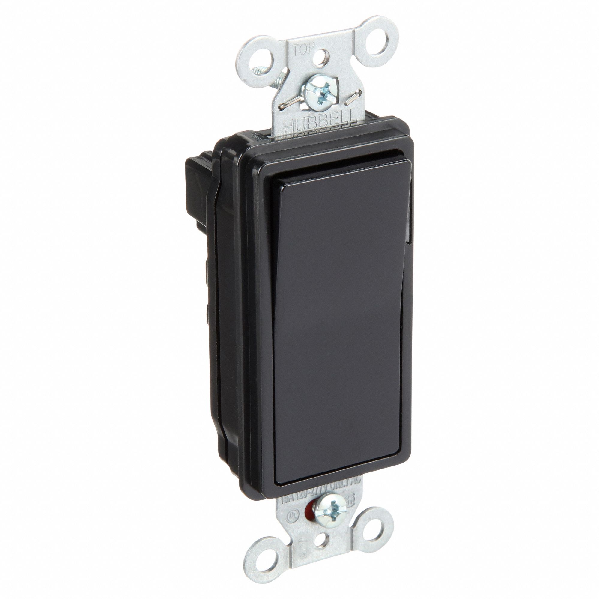Rocker Switch, Single Pole, Pilot Light Wall Switch - 31A452 ...