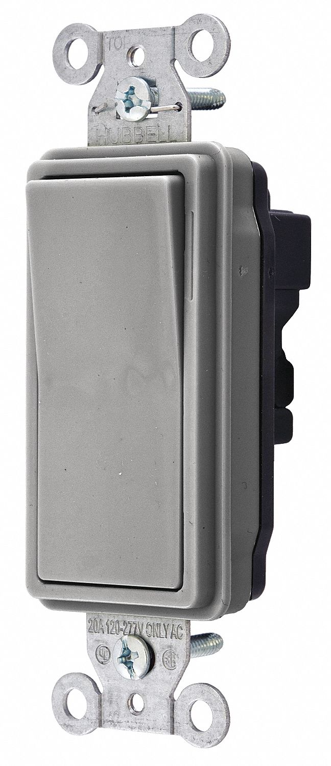 Wall Switch, 3-Way, Maintained, Rocker - Grainger