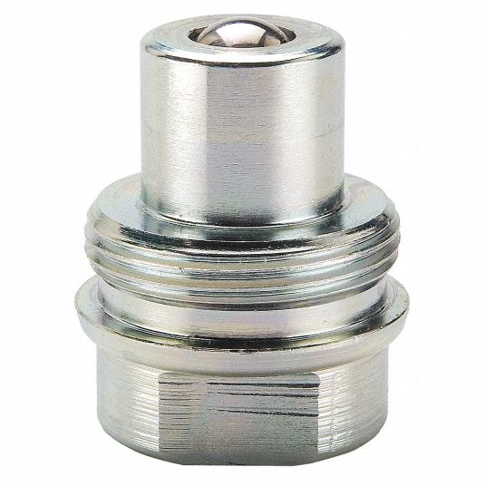PARKER Hydraulic Quick Connect Hose Coupling, Plug, 3000 Series, Steel ...