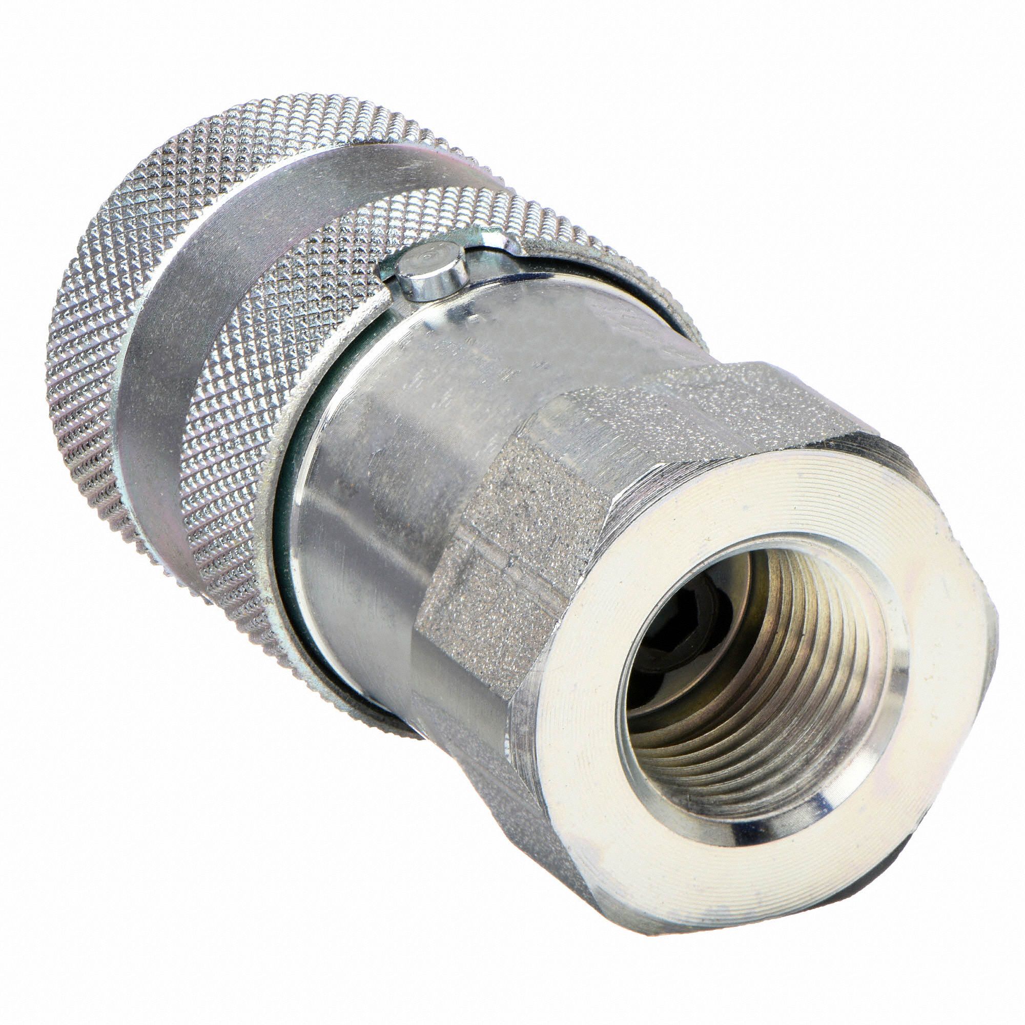 PARKER Hydraulic Quick Connect Hose Coupling, Socket, FF Series, Steel ...