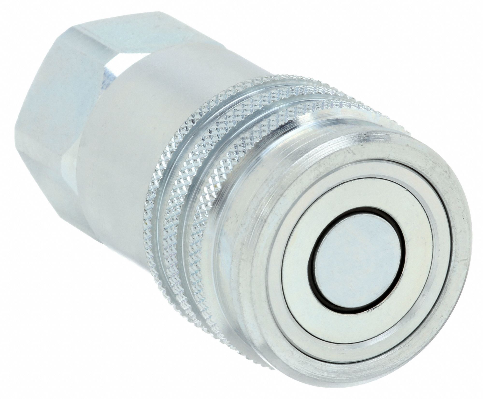 PARKER Hydraulic Quick Connect Hose Coupling, Socket, FEM Series, Steel ...