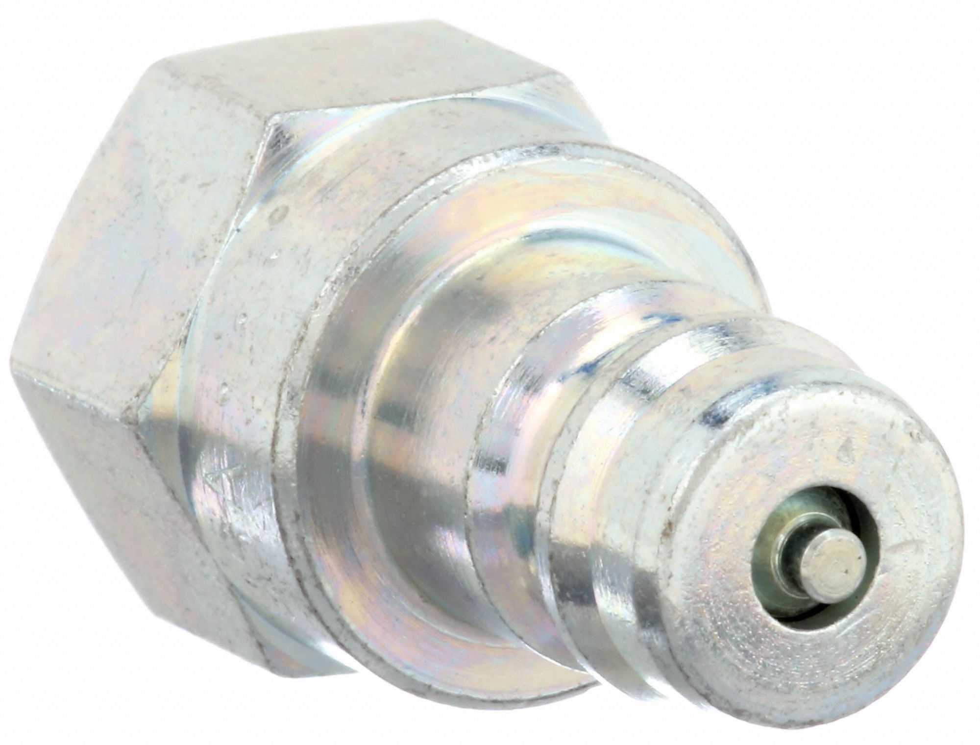 PARKER Hydraulic Quick Connect Hose Coupling, Plug, 6600 Series, Steel ...
