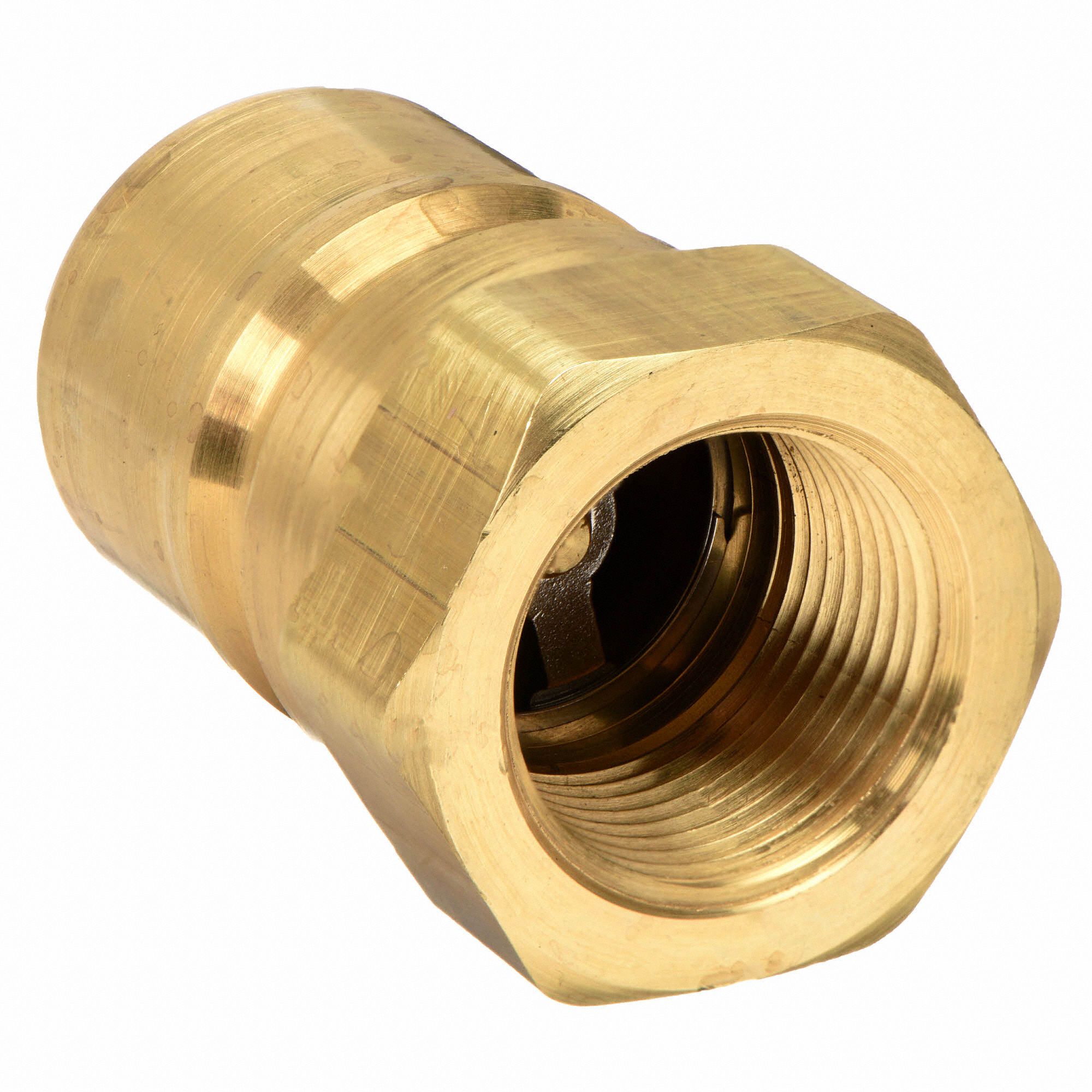 PARKER Hydraulic Quick Connect Hose Coupling, Plug, 60 Series, Brass ...