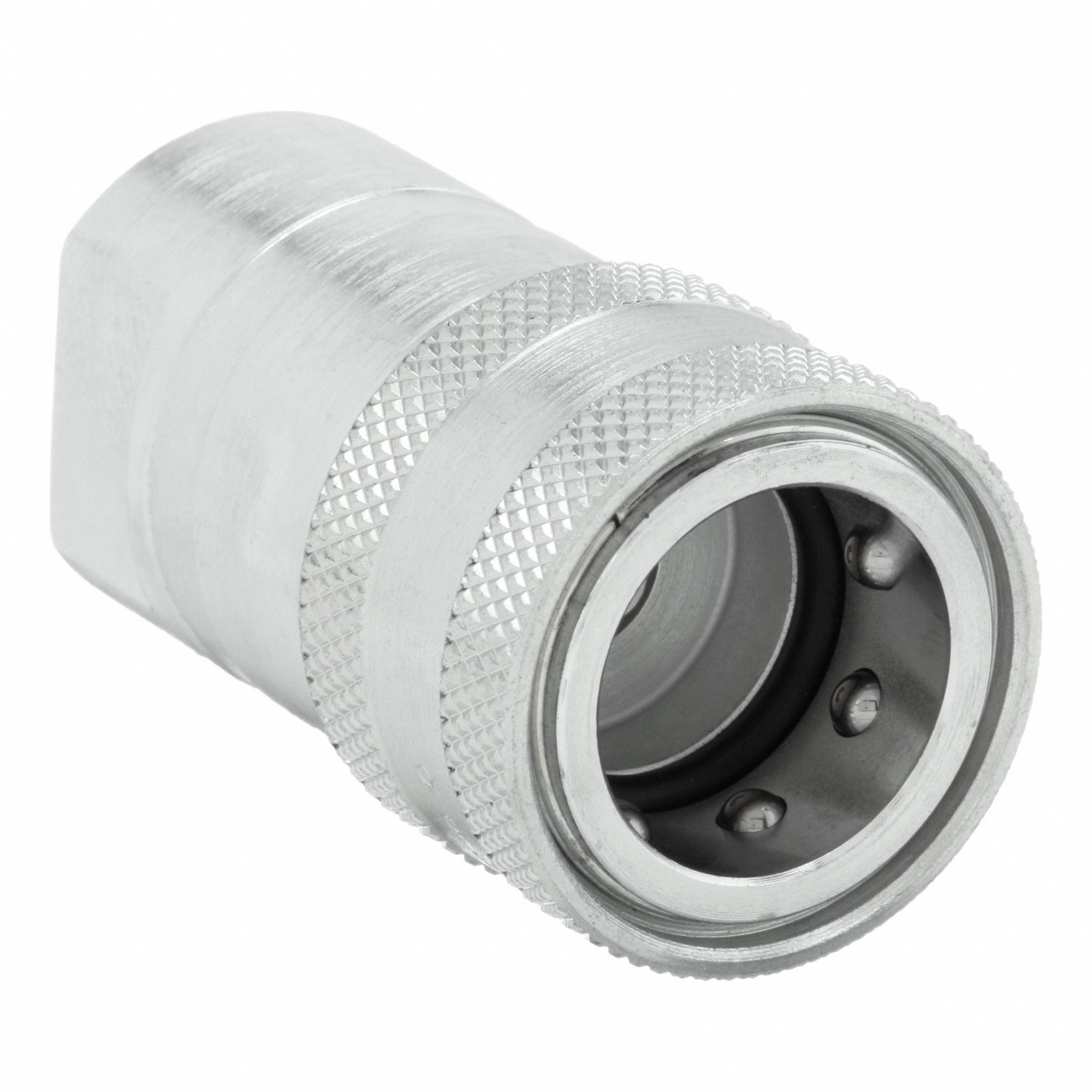 PIONEER, 3/8 in Coupling Size, Steel, Hydraulic Quick Connect Hose ...