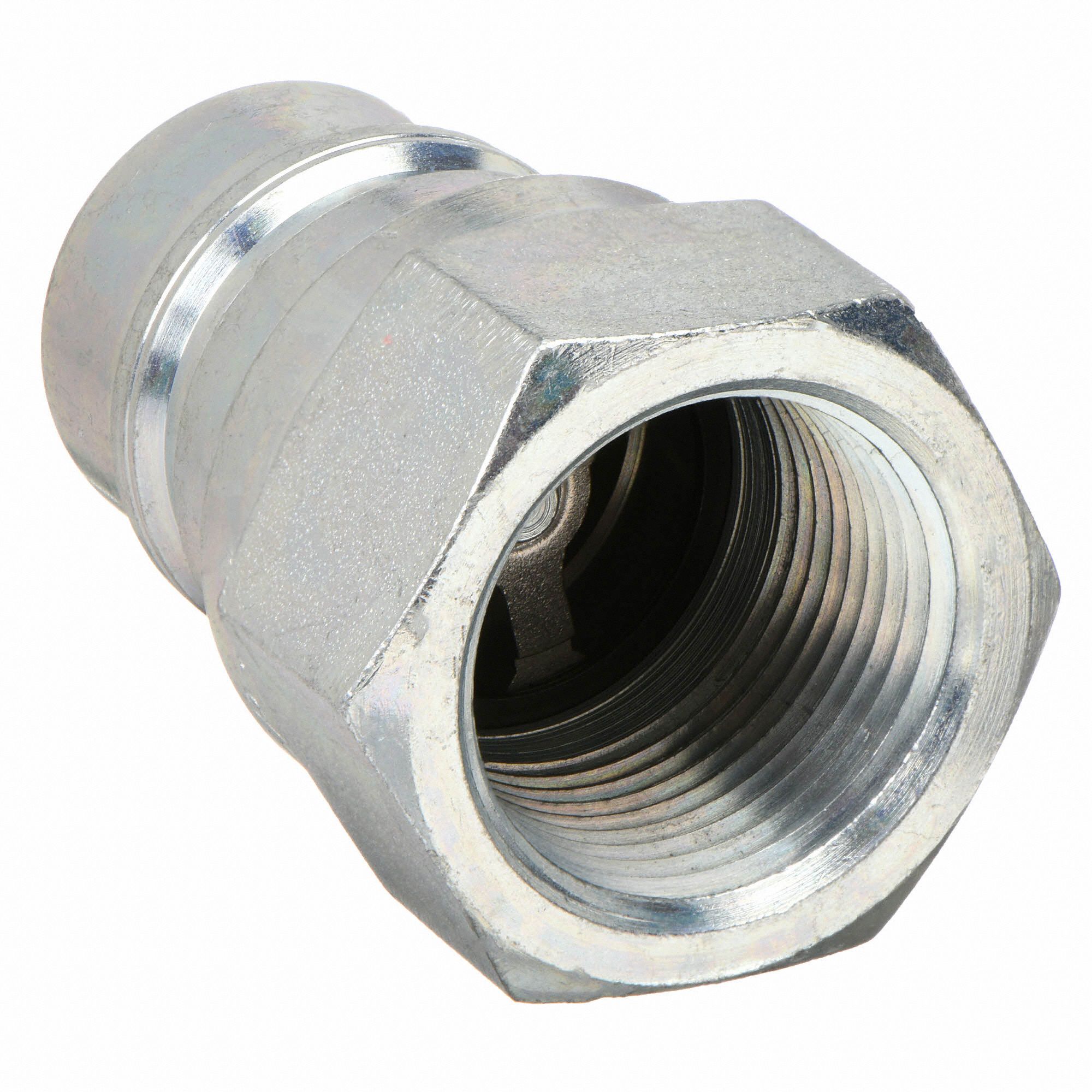 PIONEER Hydraulic Quick Connect Hose Coupling, Plug, 4000 Series, Steel ...