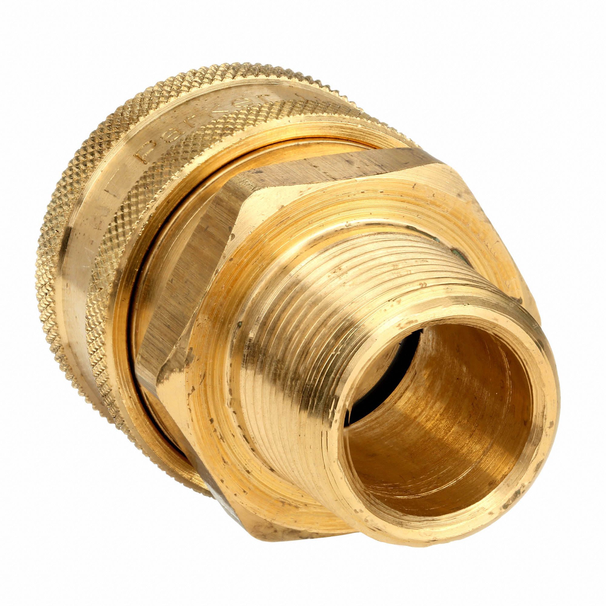 PARKER Hydraulic Quick Connect Hose Coupling, Socket, ST Series, Brass ...