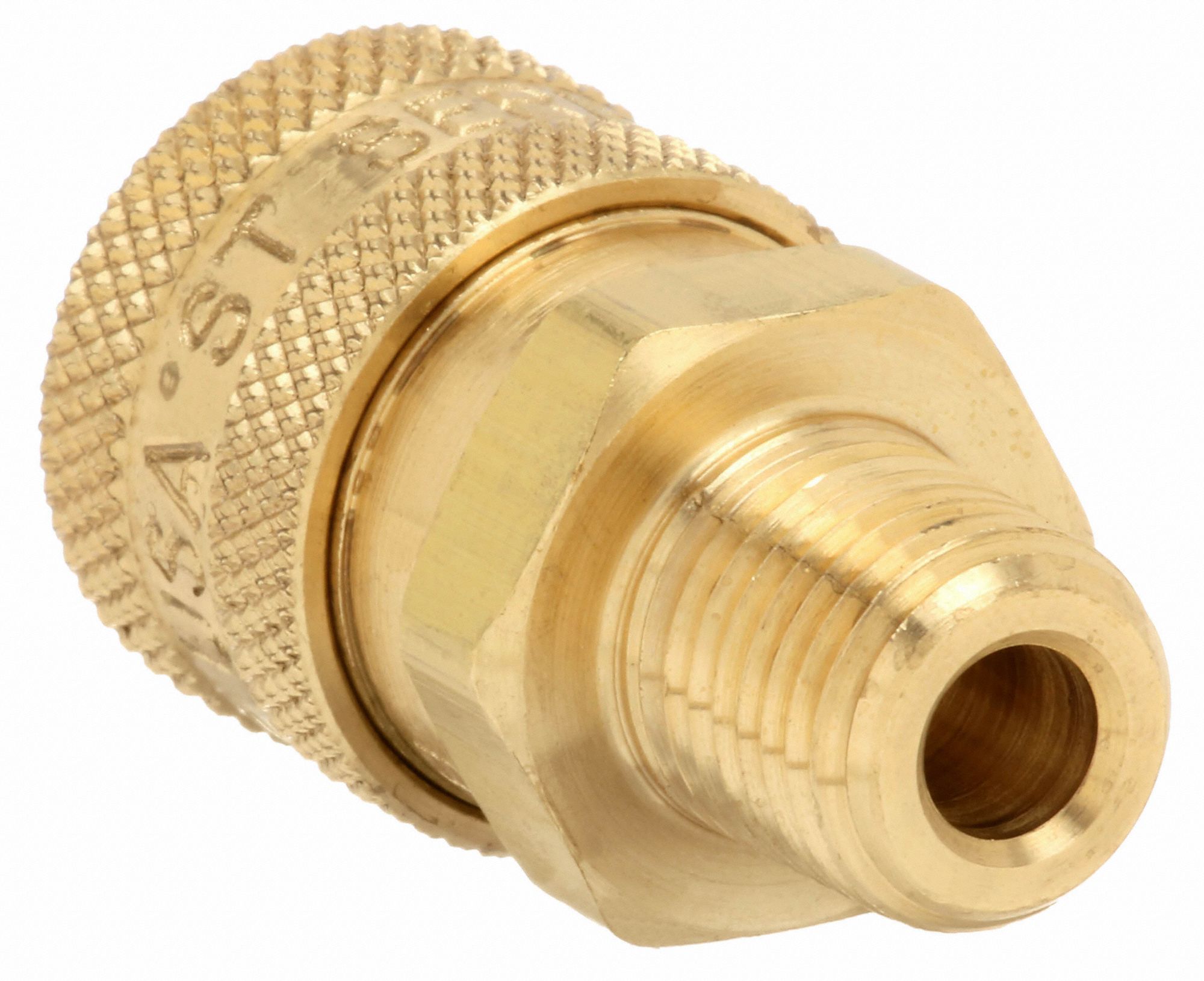 PARKER Hydraulic Quick Connect Hose Coupling, Socket, ST Series, Brass ...