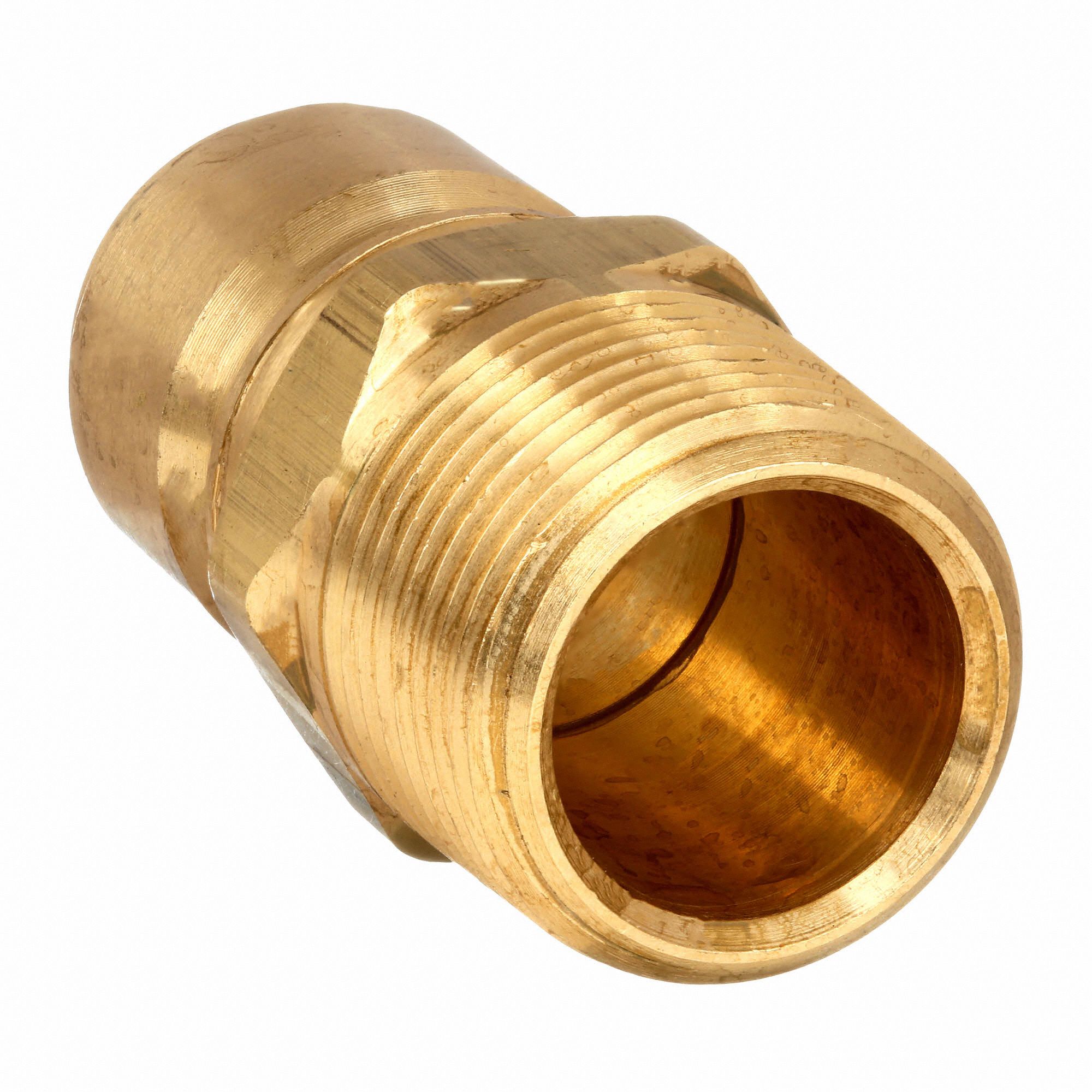 PARKER Hydraulic Quick Connect Hose Coupling, Plug, ST Series, Brass ...