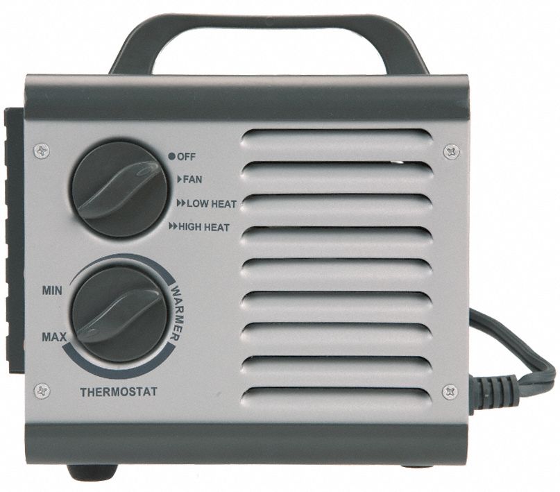 BROAN Electric Space Heater, 120, Non-Oscillating, Fan Forced - 31AC22 ...