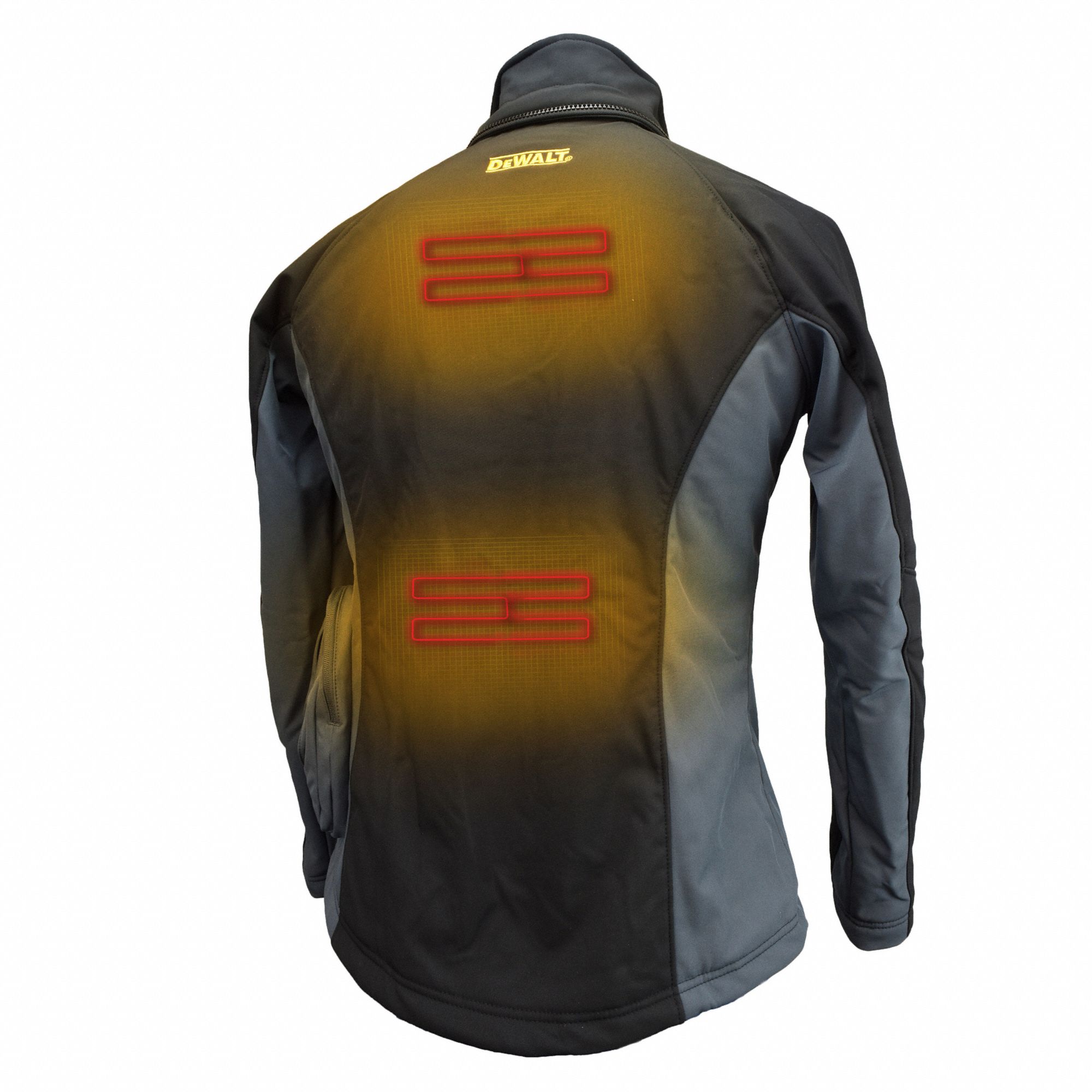 DEWALT Heated Jacket: Women's, M, Black, Up to 9 hr, 38 in Max Chest ...