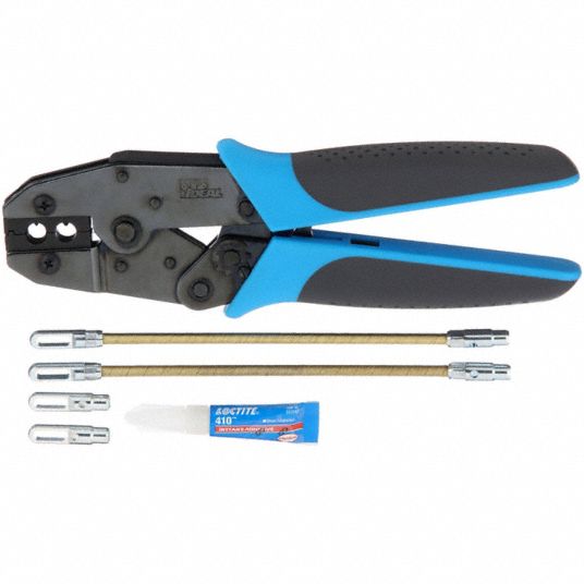IDEAL, 24 AWG – 10 AWG, Steel, Complete Fiberglass Fish Tape Repair Kit ...