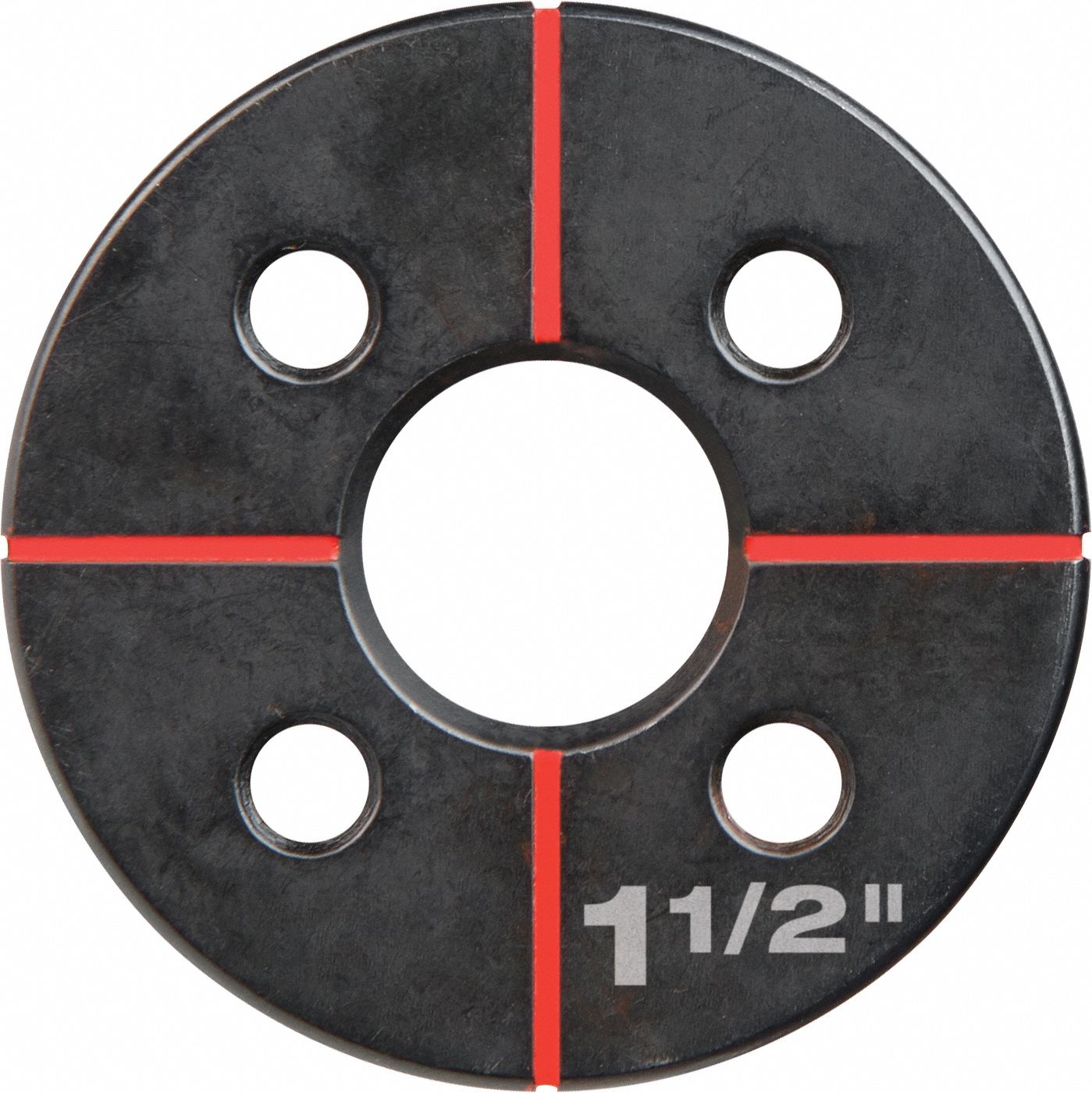 MILWAUKEE Knockout Die: 12 ga Sheet Metal Capacity (Steel), 1 63/64 in ...