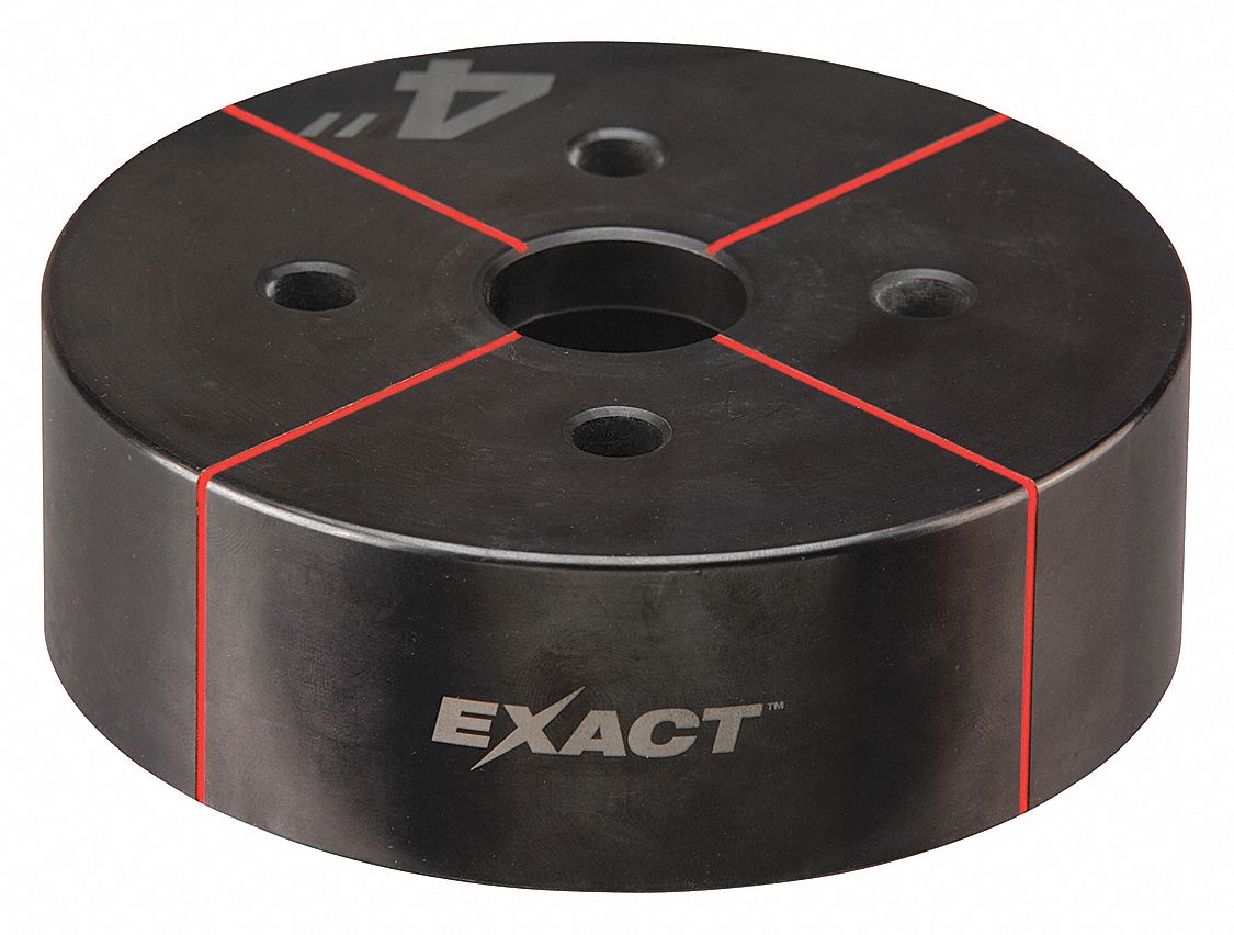 MILWAUKEE Knockout Die: 12 ga Sheet Metal Capacity (Steel), 4 41/64 in ...